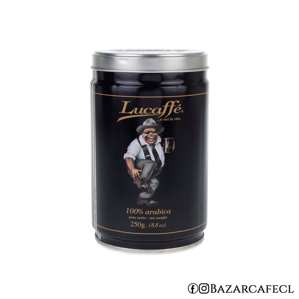Lata Lucaffe Mr. Exclusive 250 grs Grano Molido – Bazar Café